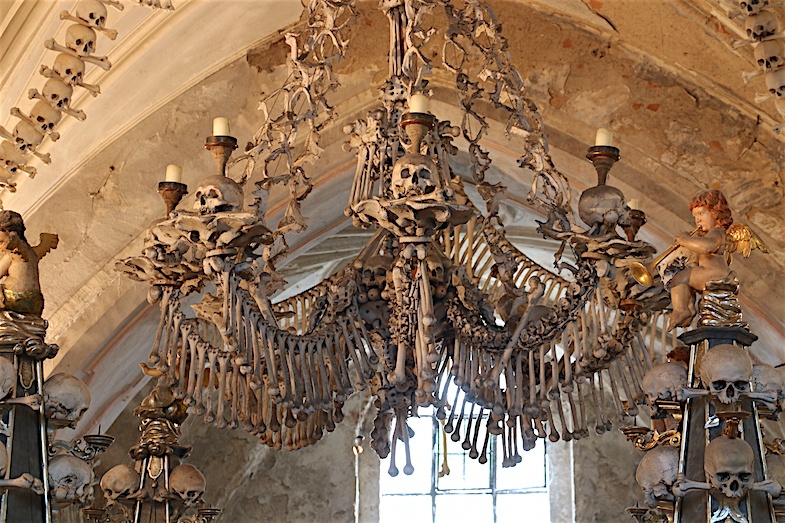The Bone Church (Ossuary) in Kutná Hora, Czech Republic